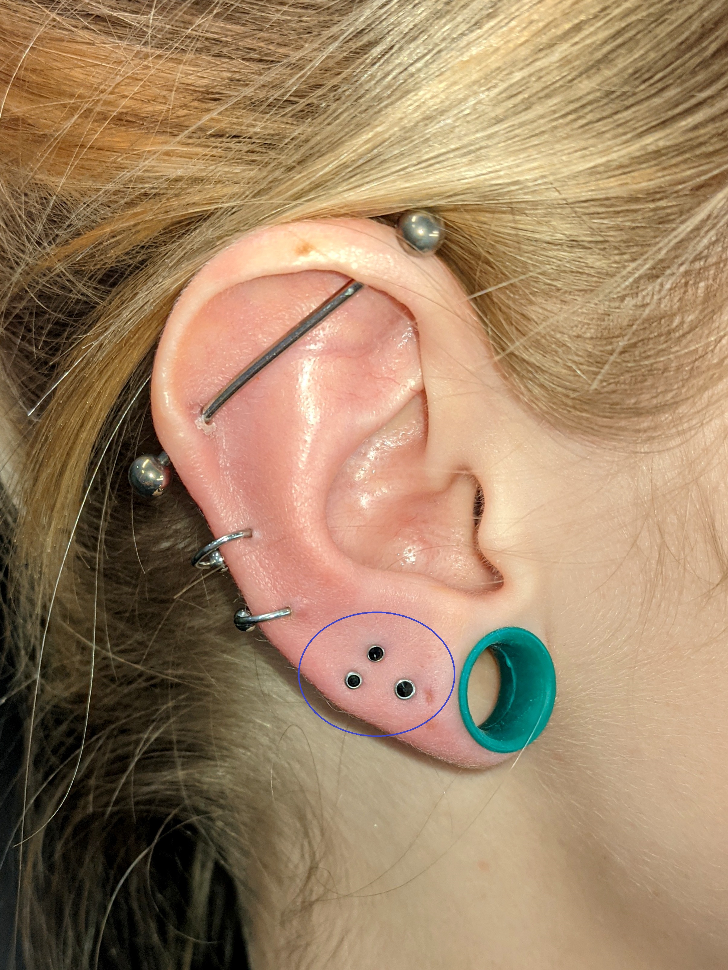 Triple Earlobe 2 – DragonsBane Tattoo